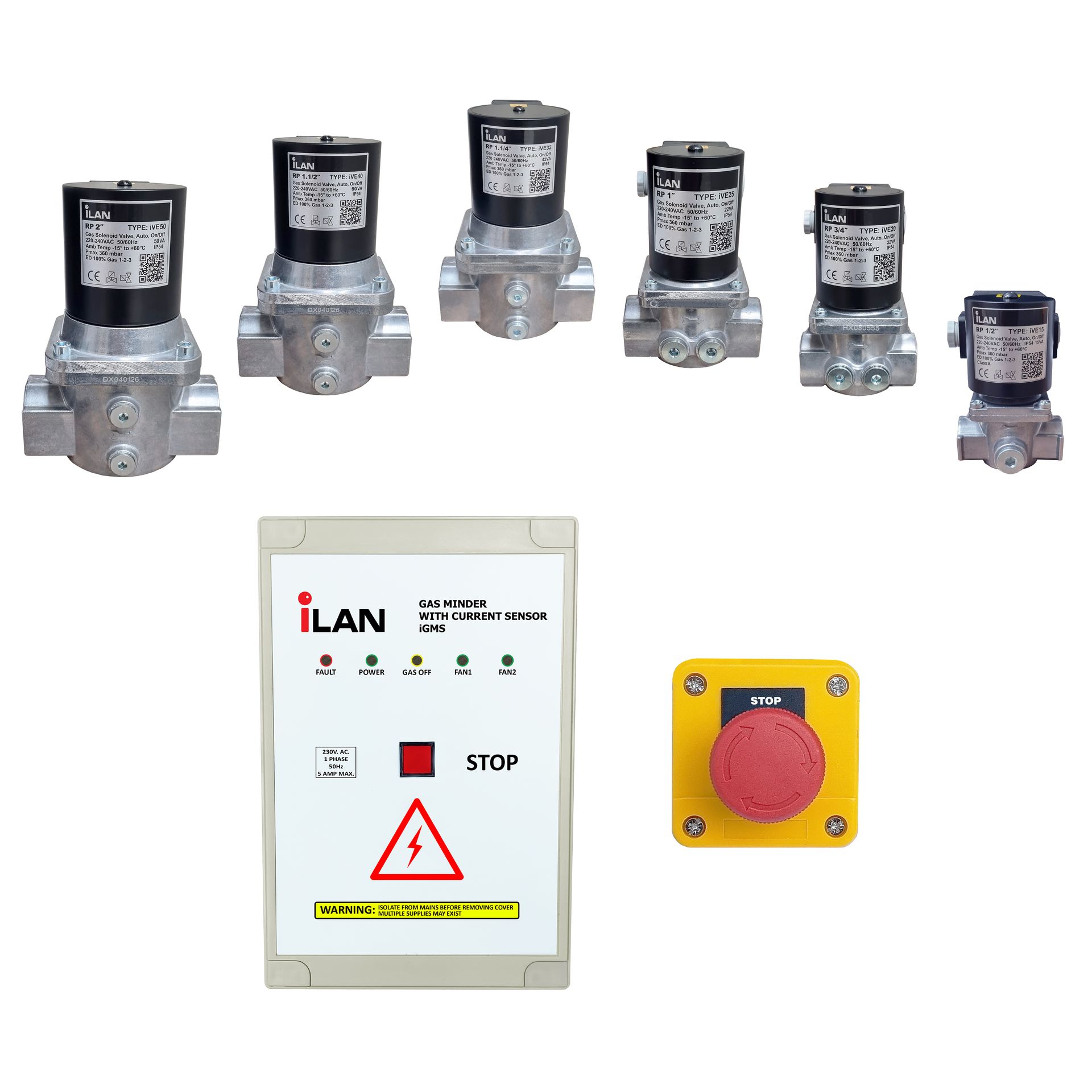 iLAN Gas Interlock System with Built-in Fan Current Sensors | Shopilan ...